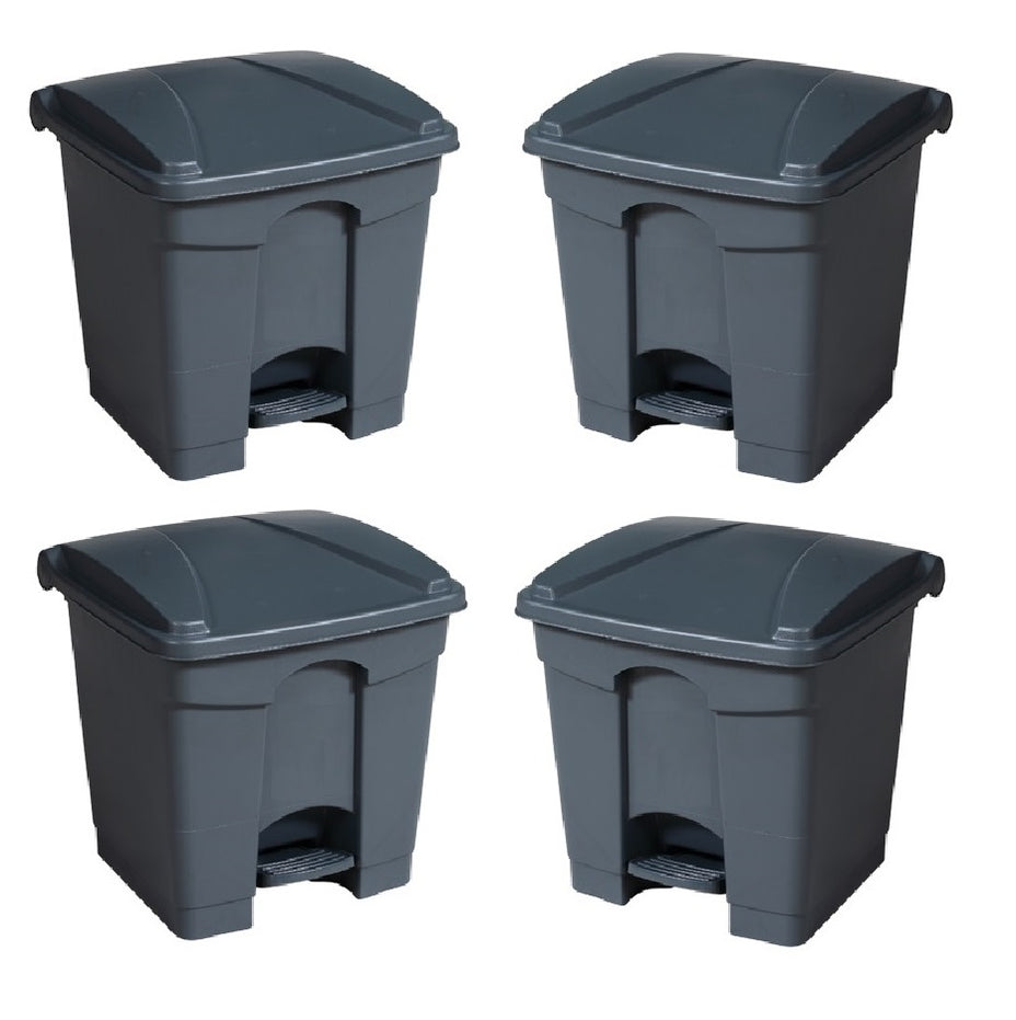 Paquete de 4 botes DUST con pedal de 30 litros — Cointer Mexico