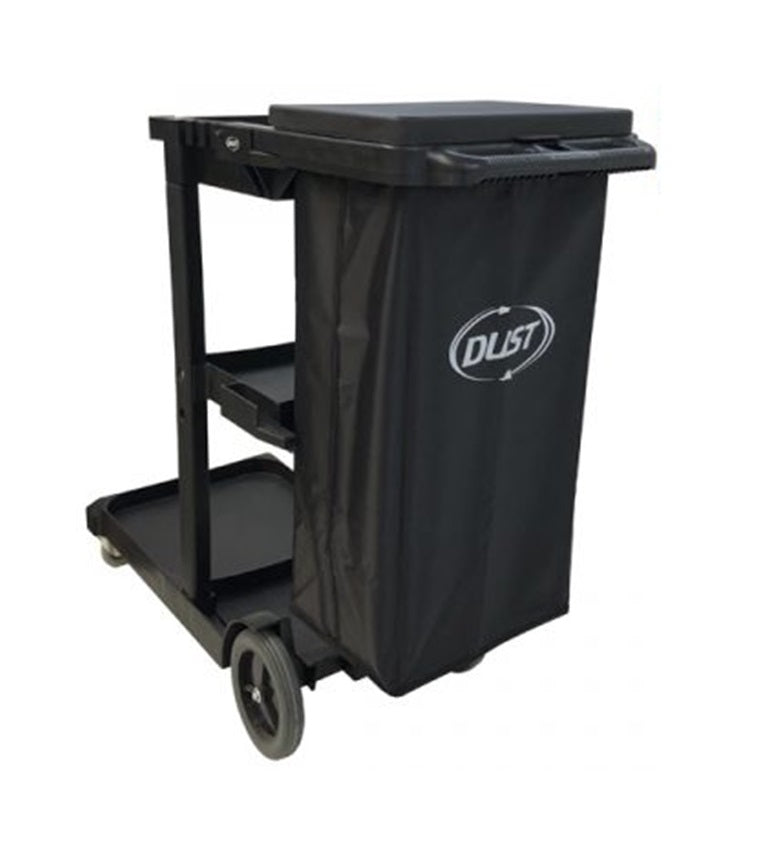 Carro conserje DUST BLACK con bolsa ahulada. — Cointer Mexico